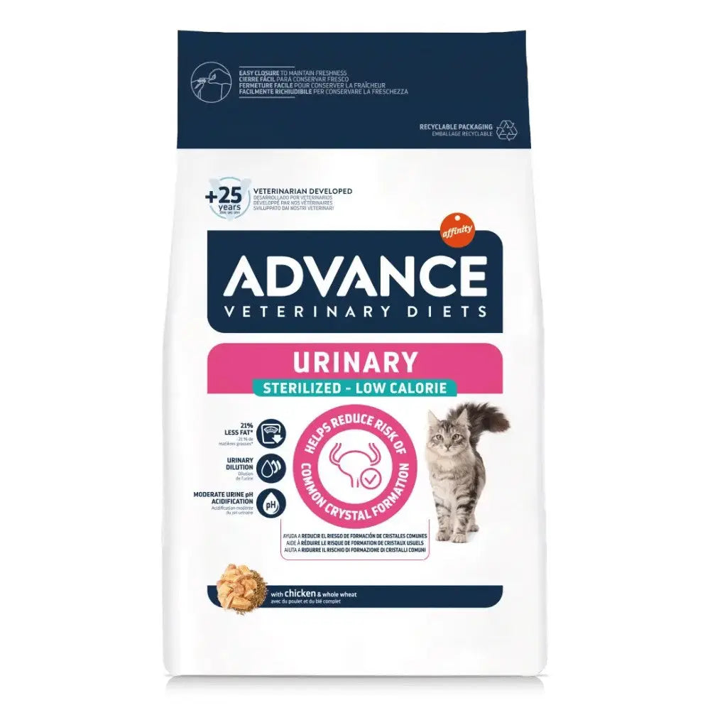 Advance Urinary Sterilized Low Calorie Gatos【Dieta y Salud】 – Mascotas Ávila